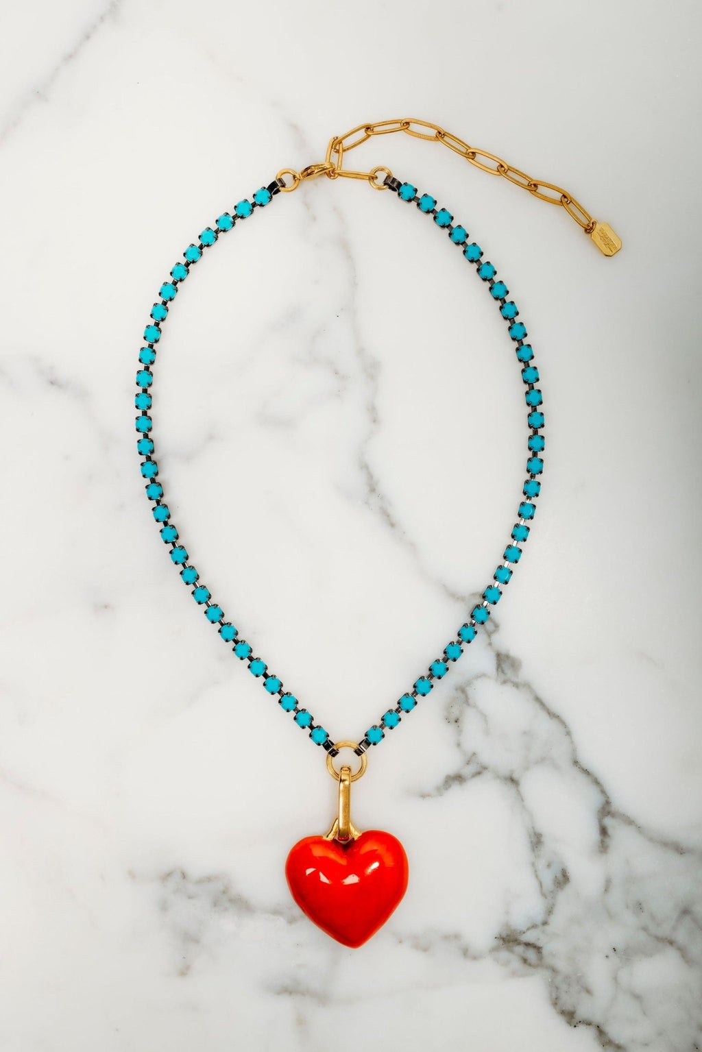Amelina Loar Turquoise Beadnd Amelm Necklace – Elizabeth Cole Jewelry